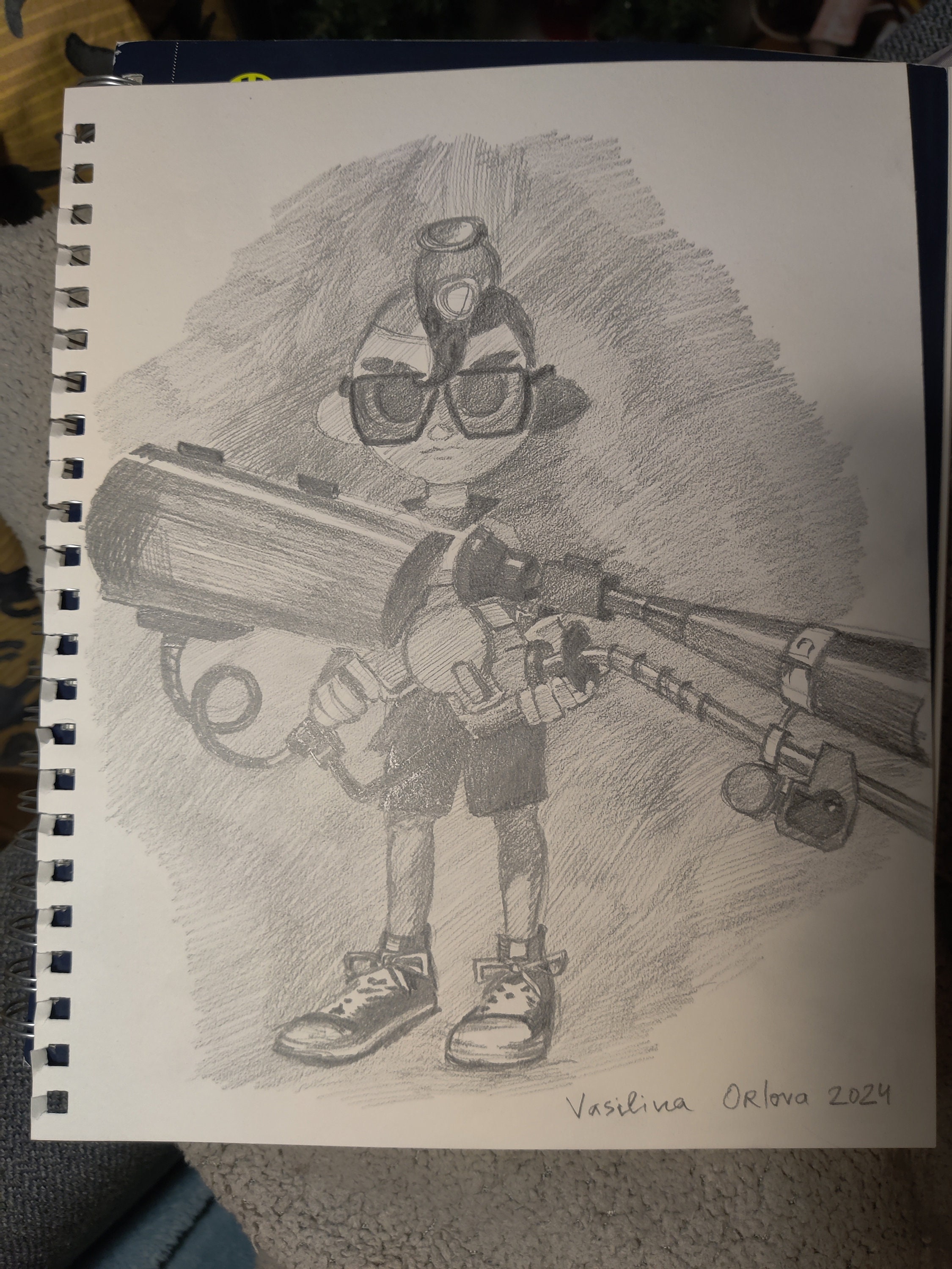 Pencil Drawing Splatoon 1 Read Description - Etsy