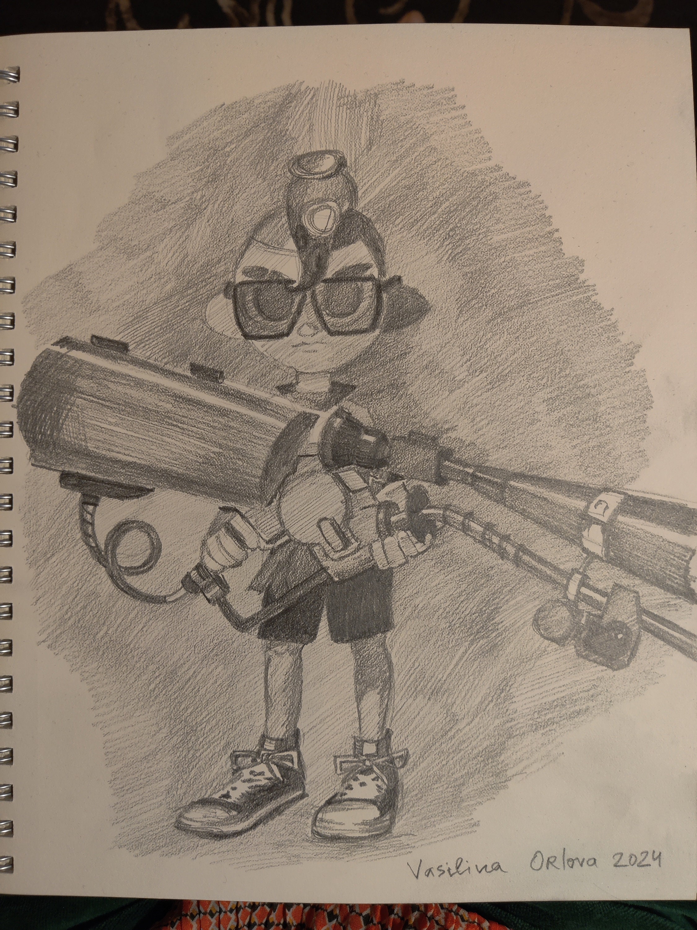Pencil Drawing Splatoon 1 Read Description - Etsy