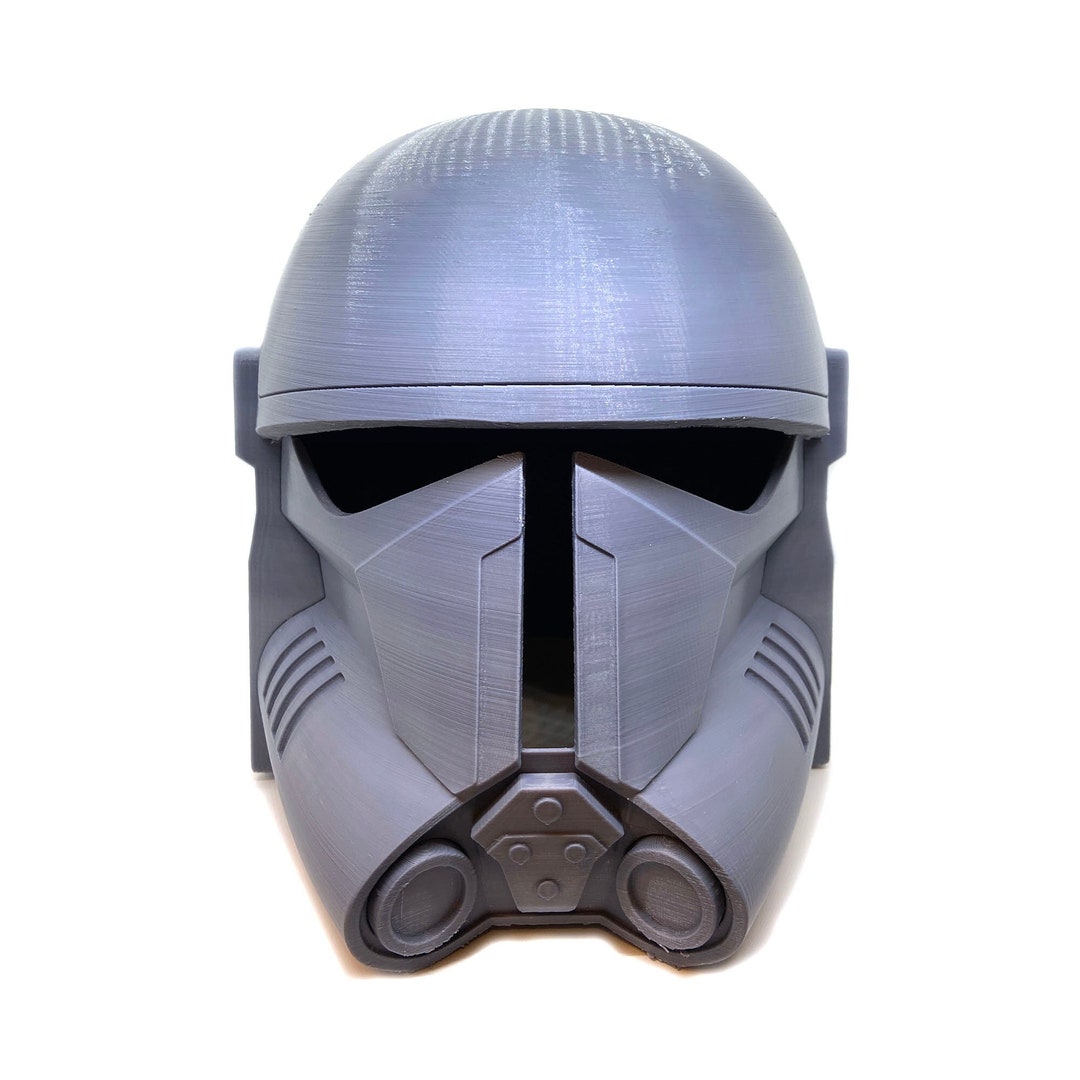 The Mandalorian Beskar Trooper Helmet Raw 3D Print - Etsy