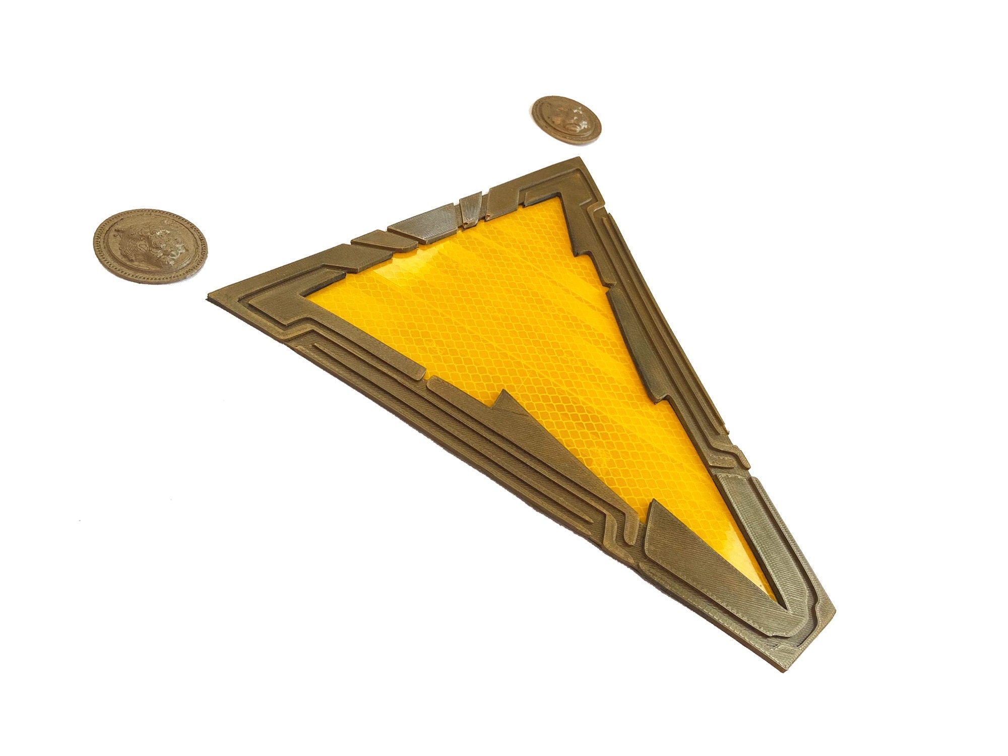 Gold and Reflective Captain Chest Emblem for Cosplay - Etsy