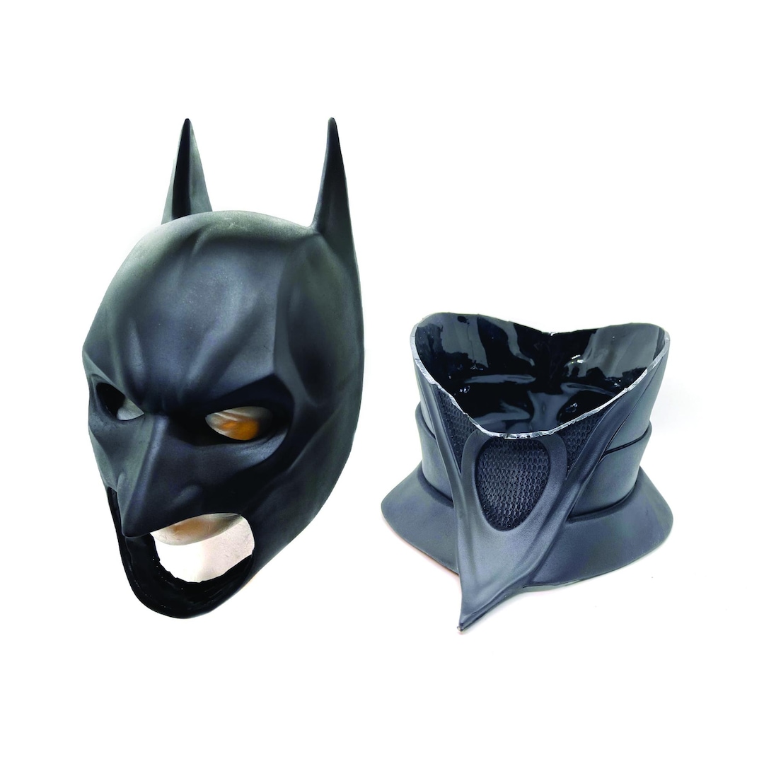 Vigilante Dark Cowl Helmet & Neck Armor Combo Costume Mask - Etsy