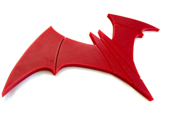 Red Bat Vigilante Chest Emblem Cosplay Chest Symbol | Etsy