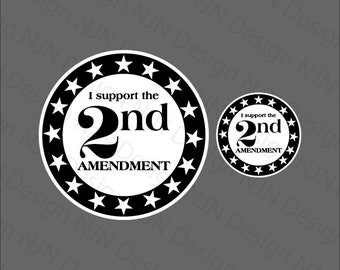 2A Pro Second Amendment Supporter Decal Sticker - Etsy