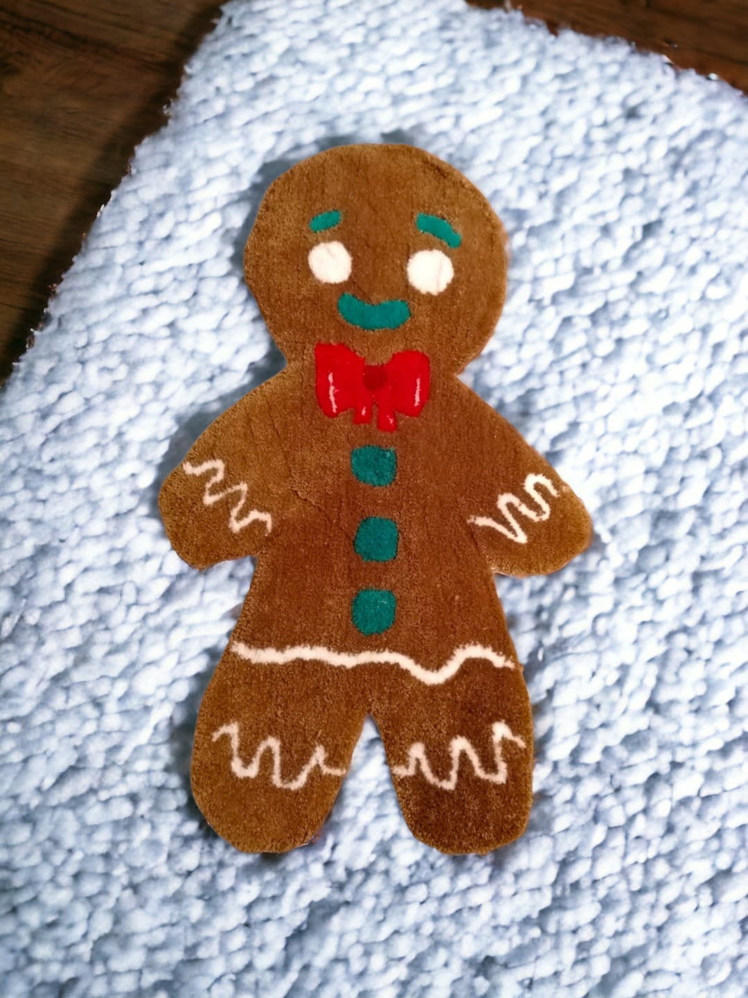 Gingerbread Man as a Carpet, Christmas Decoration Idea, Children's Room ...
