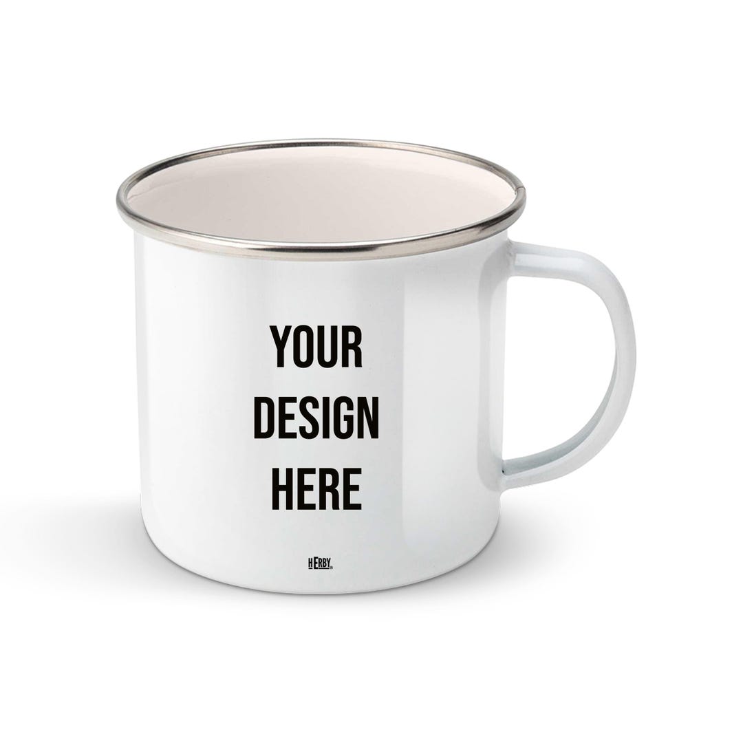Custom Metal Mug Vintage Retro Camping Travel Gift Durable Personalized ...