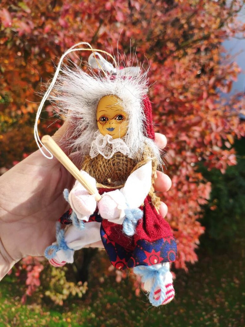German Vintage Good Luck Kitchen Witch Doll Fairy Witch | Etsy