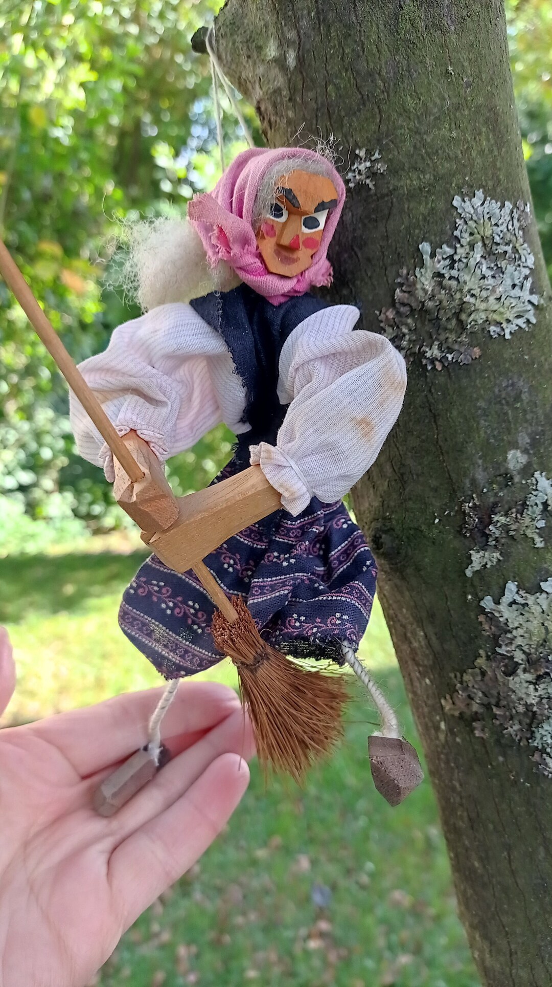 Vintage German Kitchen Witch Doll: Primitive Hanging Decor - Etsy