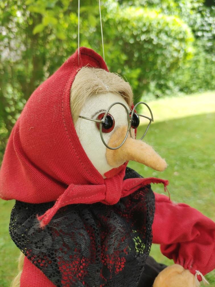 Vintage German Kitchen Witch Doll for Hanging Fairy Witch - Etsy