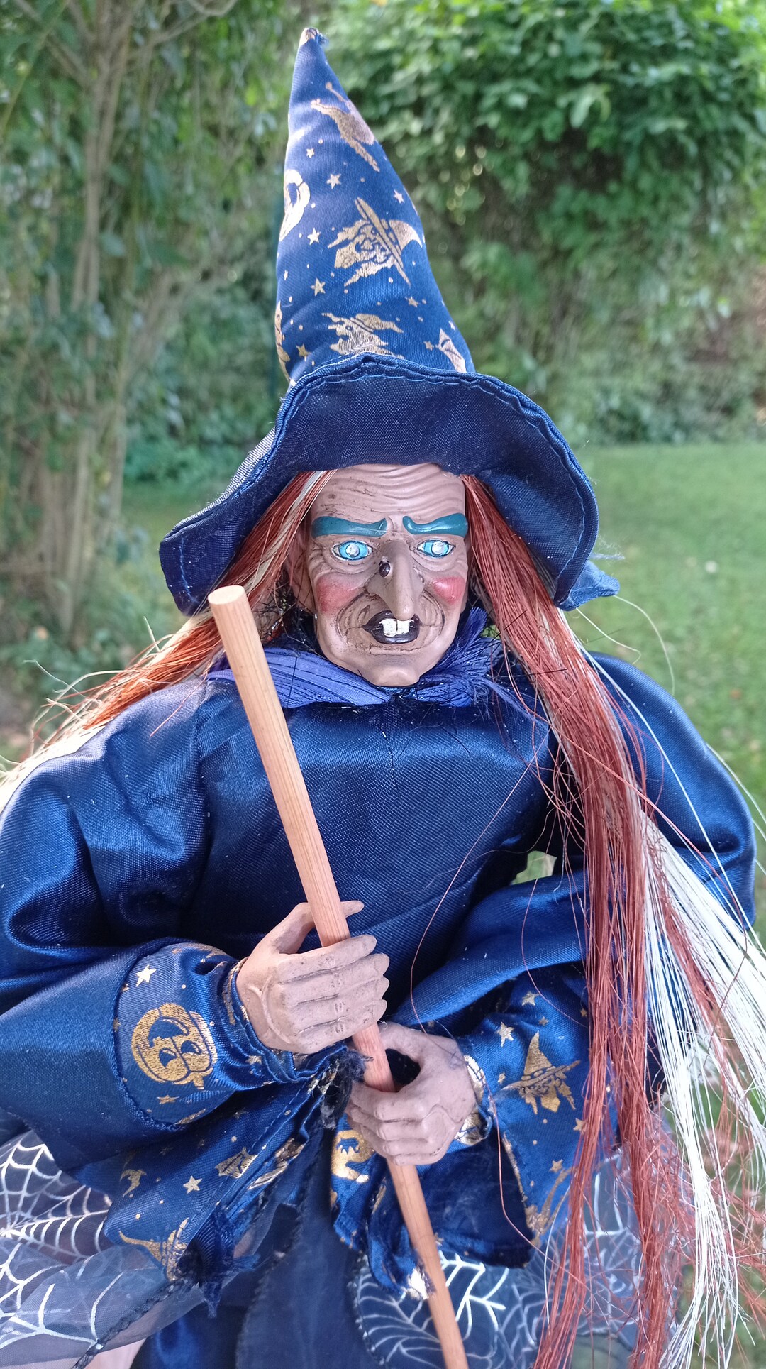 Vintage German Witch Doll for Hanging With Light, Sound and Movement ...