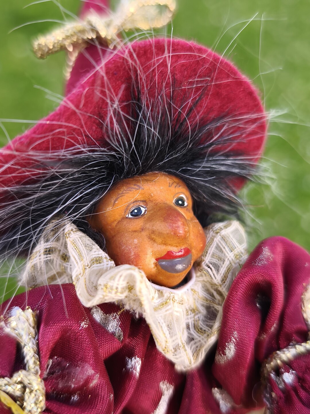 Vintage German Kitchen Witch Doll for Hanging Fairy Witch Figurine ...