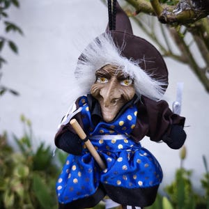 Vintage German Kitchen Witch Doll, Hanging Vintage Fairy-witch, Retro ...