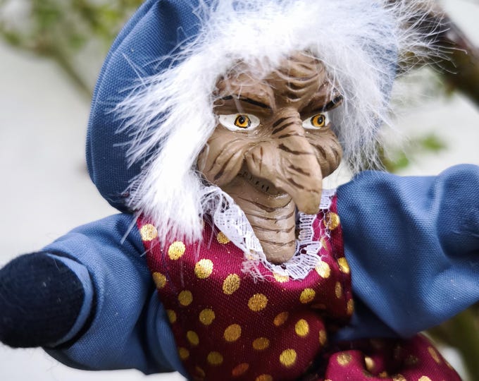 Vintage German Kitchen Witch Doll, Hanging Vintage Fairy-witch, Retro ...