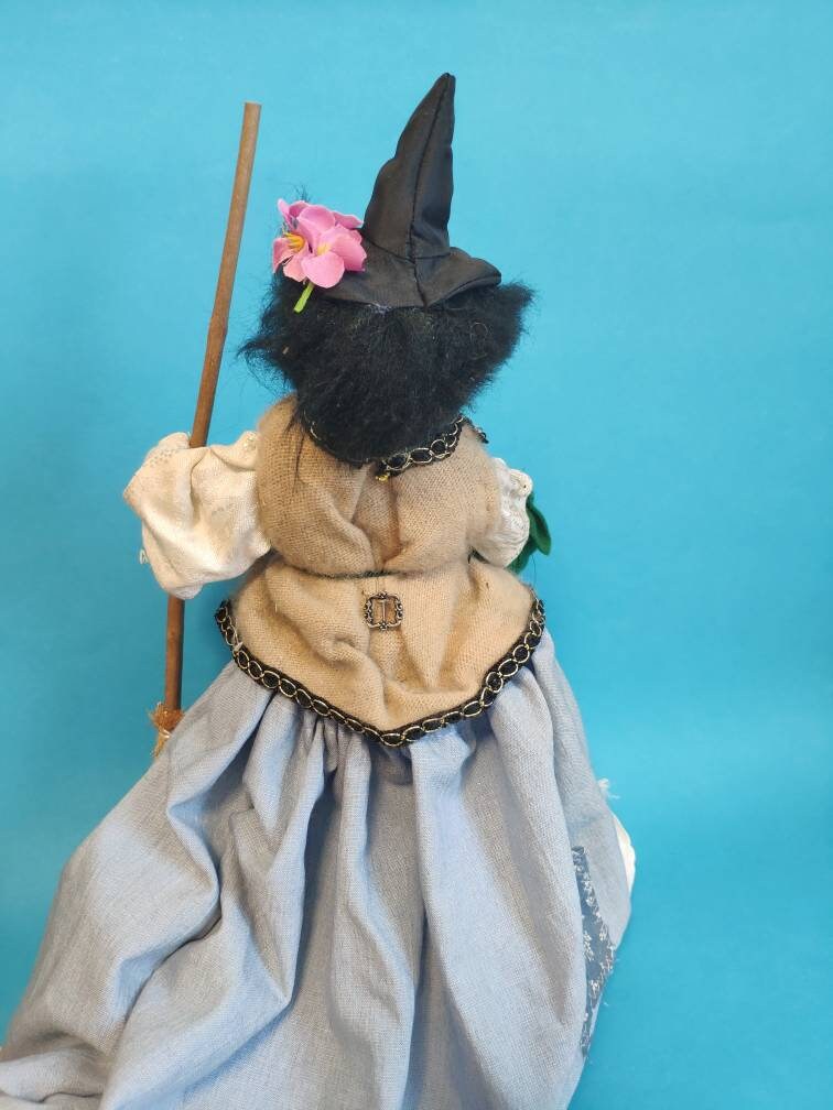 Vintage German Good Luck Kitchen Witch Doll or Fairy Witch - Etsy