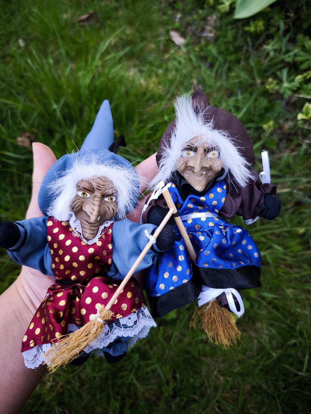 Vintage German Kitchen Witch Doll, Hanging Vintage Fairy-witch, Retro ...