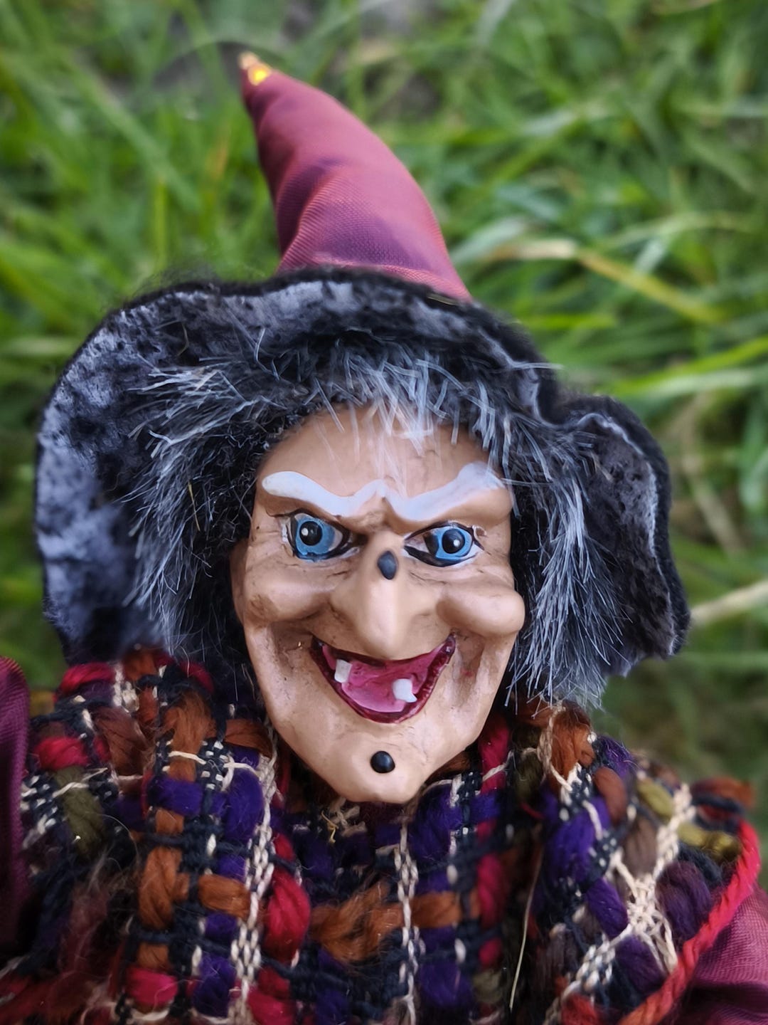 Vintage German Kitchen Witch Doll: Retro Home Amulet, Good Luck Charm ...