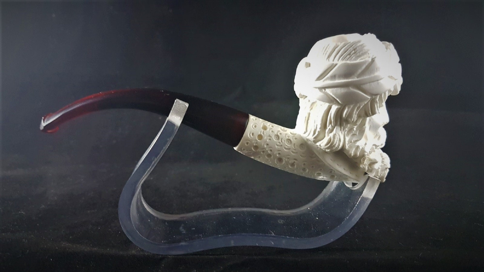 Zeus Sea Foam Pipe, Block, Sea Foam Pipe Hand Carved, Hand-carved Pipe ...