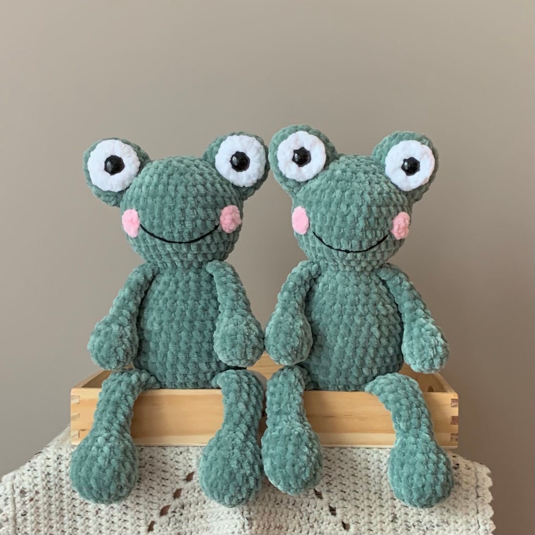 Made to Order, Frog Plush, Gifts for Her, Sitting Frog Plush, Frog ...