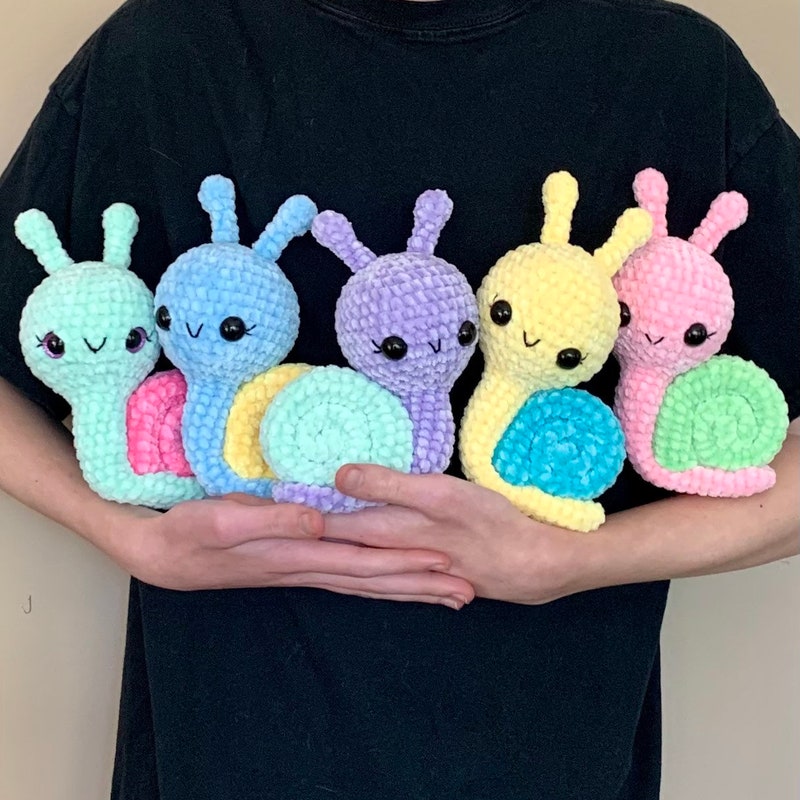 Crochet Snail - Etsy