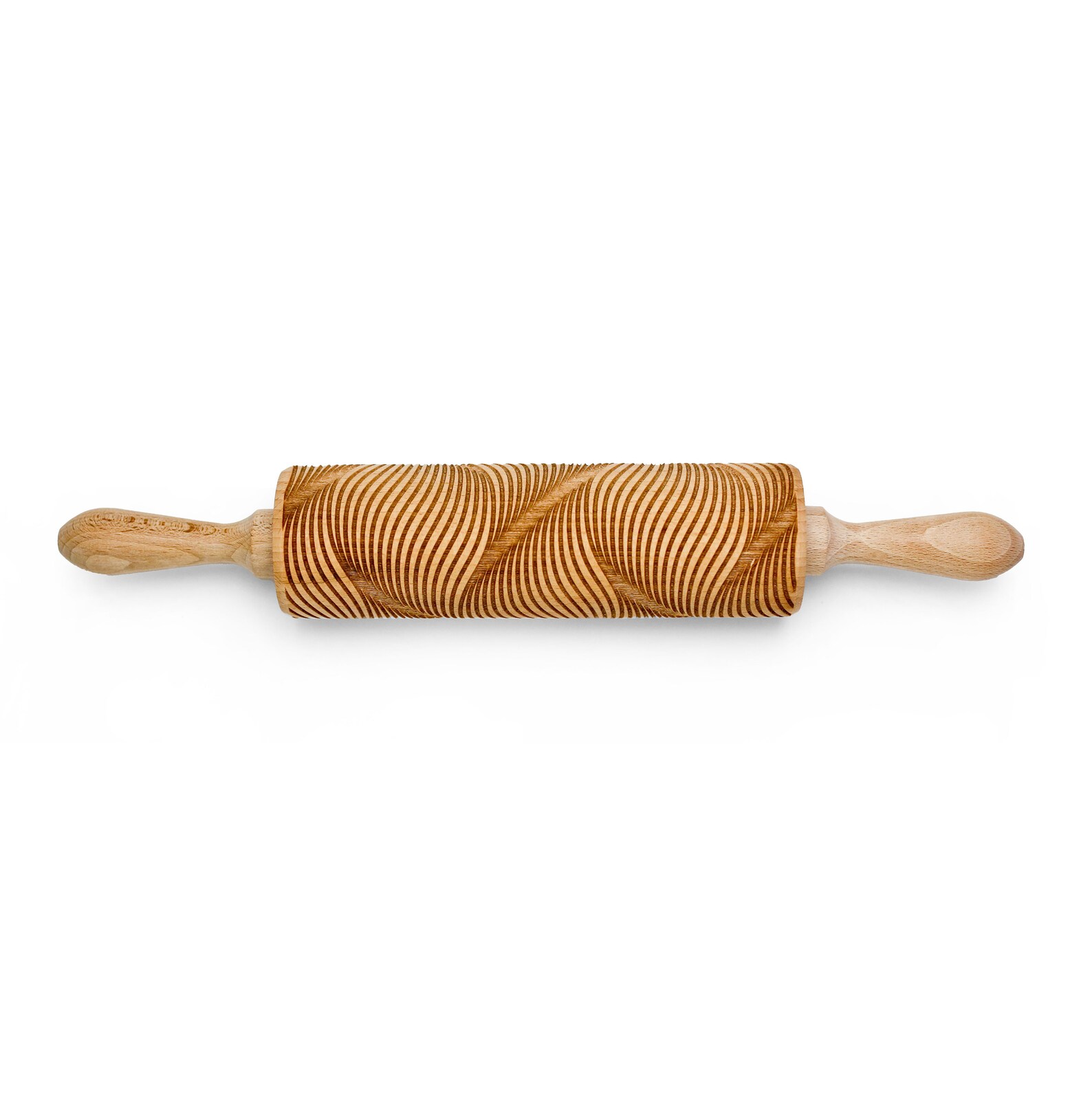 Abstract Two Patterned Embossing Rolling Pin - Etsy