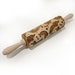 Abstract Two Patterned Embossing Rolling Pin - Etsy
