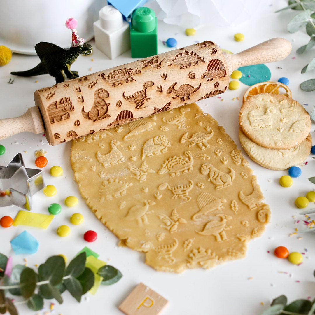 Dinosaurs 2 Embossing Rolling Pin - Etsy