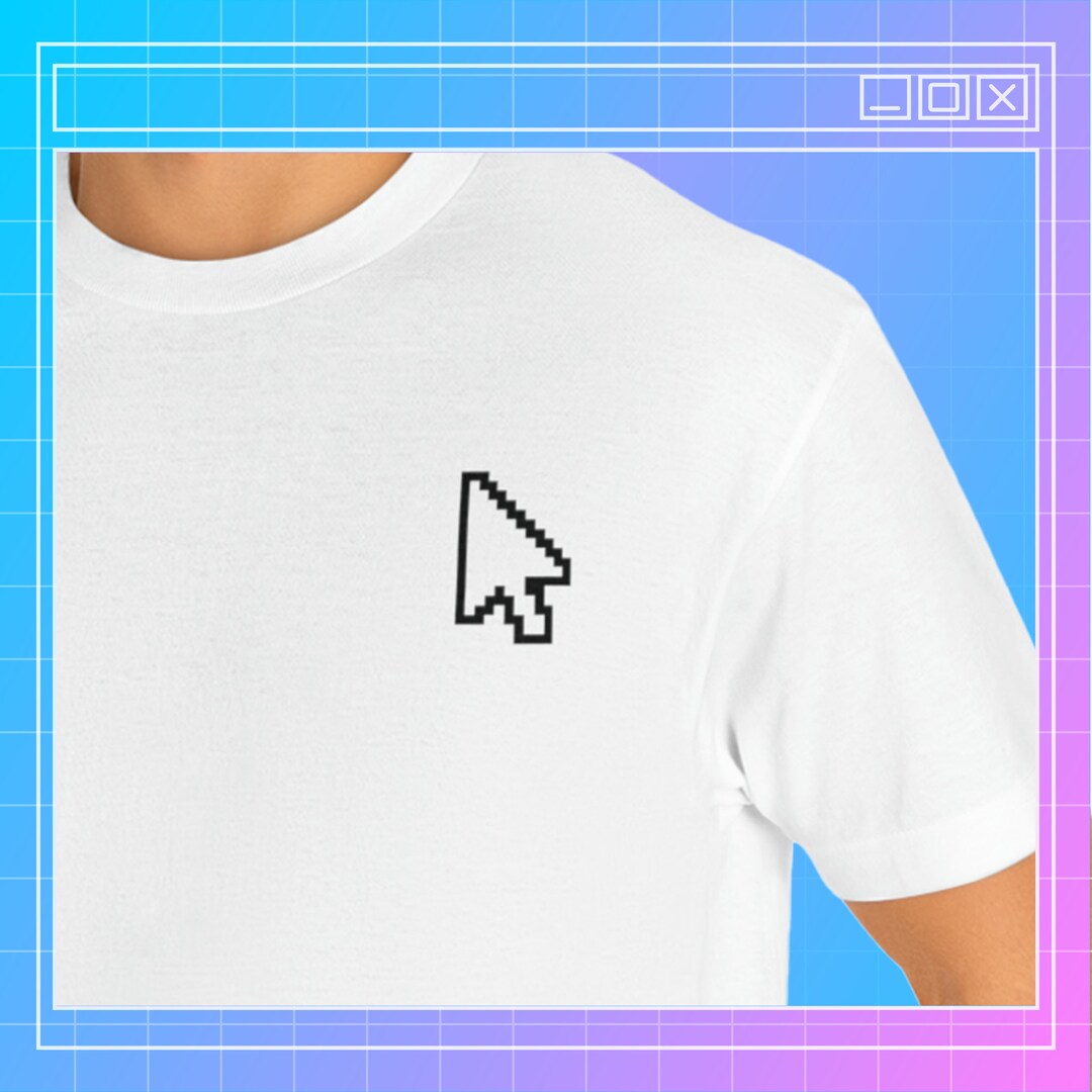 Black White Mouse Cursor Unisex Classic Tee T For Engineer