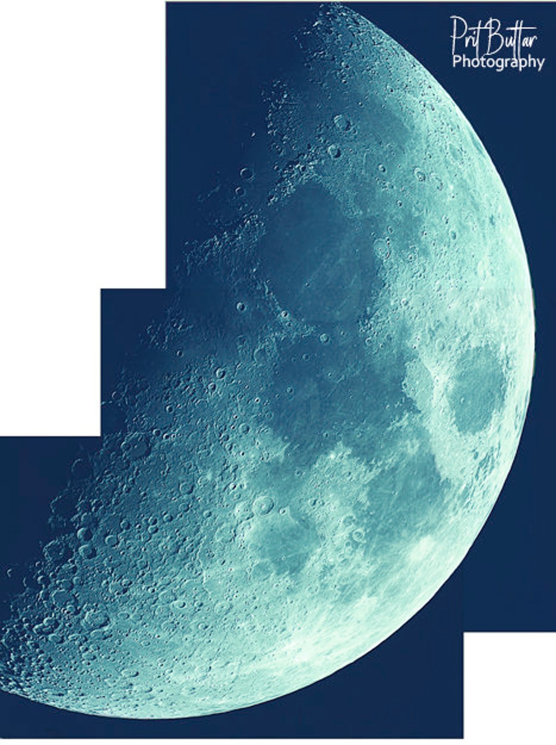 Half Moon A3 Print - Etsy