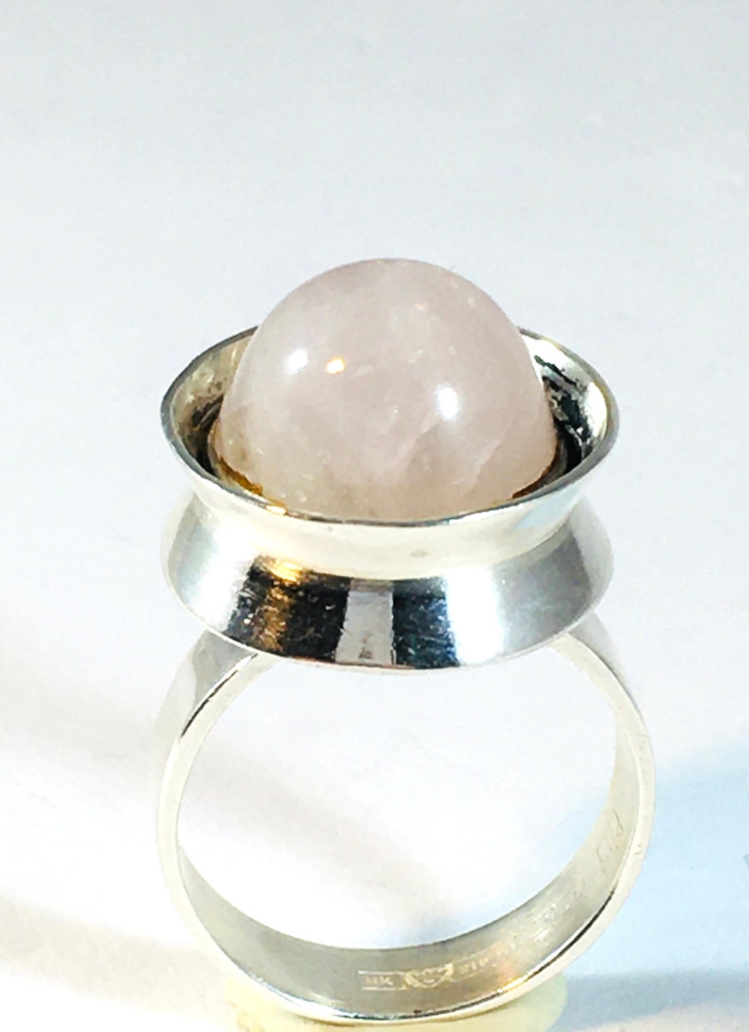 Kaunis Koru / Heikki Kaksonen, Modernist Silver Ring, Finland 1964 - Etsy