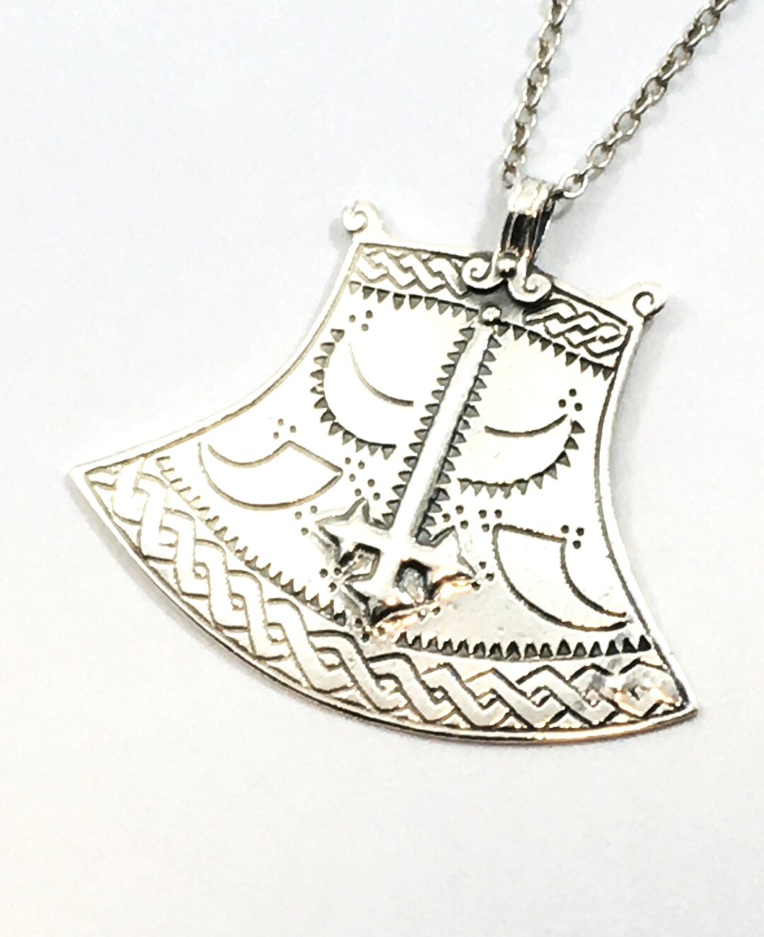 Kalevala Koru Sterling Silver Pendant Kuusamon Kirves - Etsy