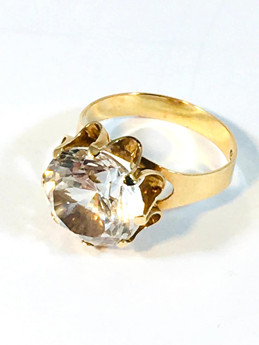 Unto Harald Niininen, Vintage Gold Ring With Rock Crystal, Finland 1970 ...