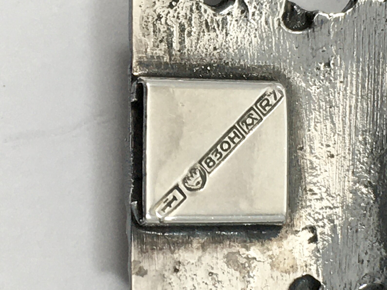 Pentti Sarpaneva, Heavy Modernist Silver Bracelet, Turun Hopea, Finland ...
