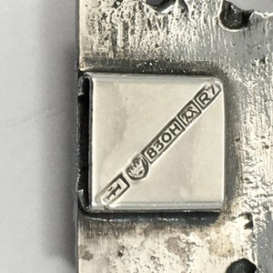 Pentti Sarpaneva, Heavy Modernist Silver Bracelet, Turun Hopea, Finland ...