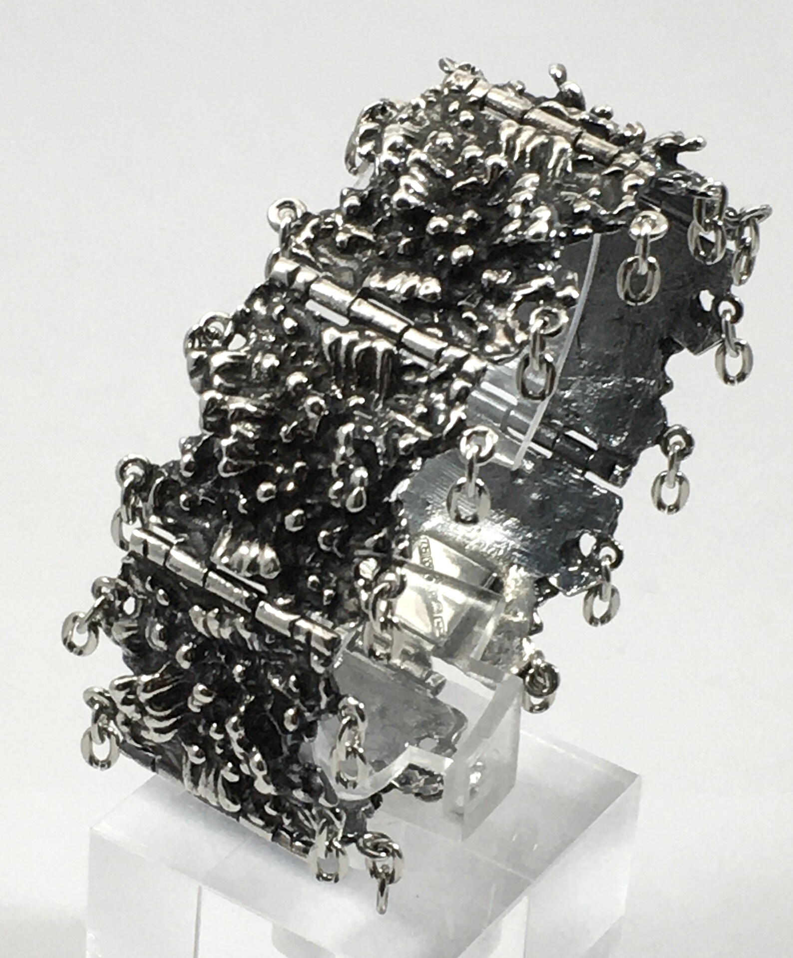 Pentti Sarpaneva, Heavy Modernist Silver Bracelet, Turun Hopea, Finland ...