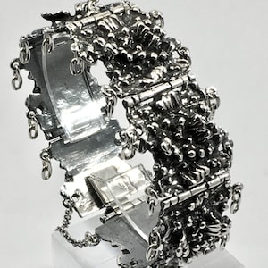 Pentti Sarpaneva, Heavy Modernist Silver Bracelet, Turun Hopea, Finland ...