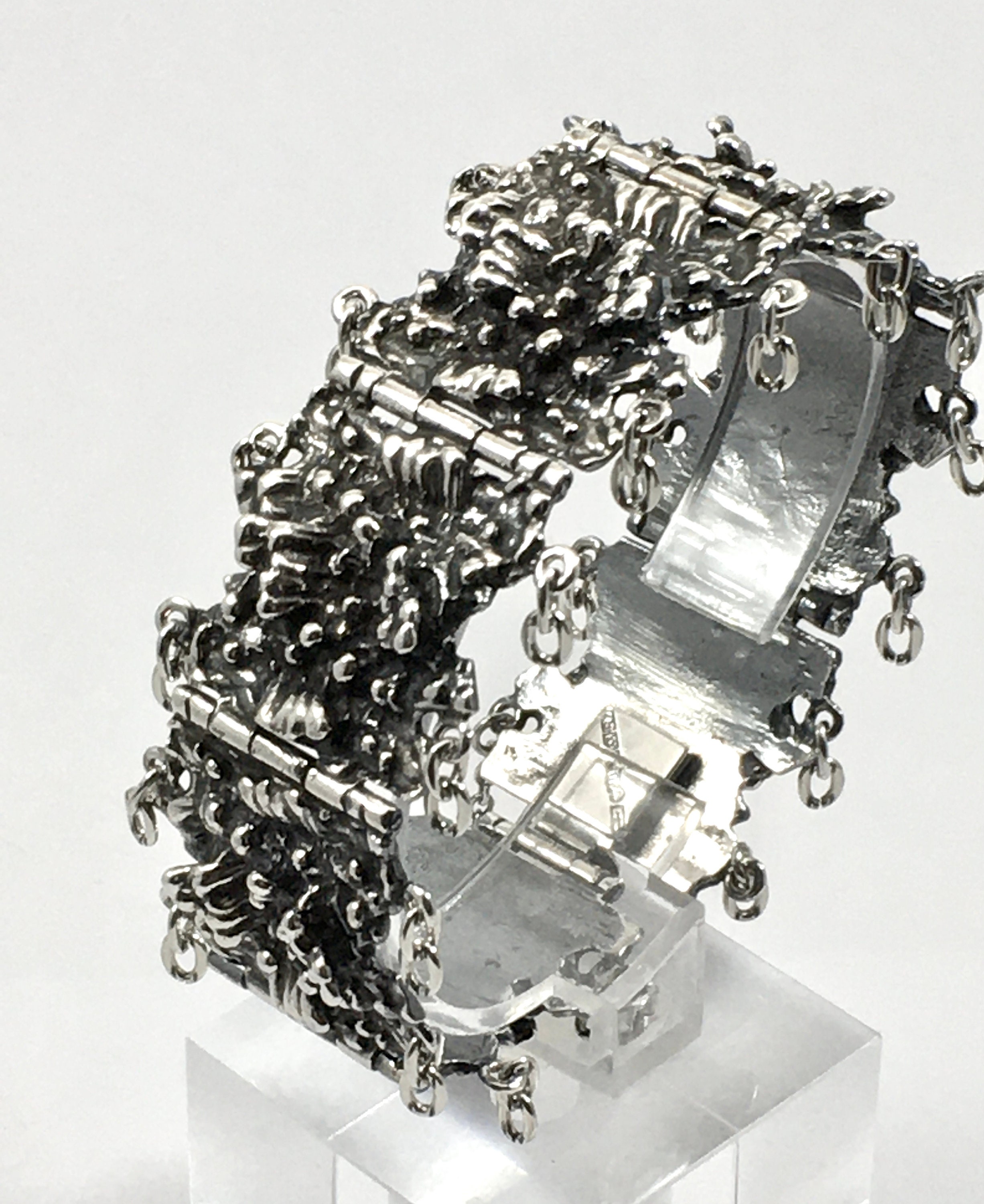 Pentti Sarpaneva, Heavy Modernist Silver Bracelet, Turun Hopea, Finland ...