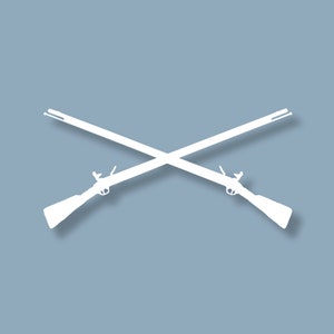 Army Infantry Crossed Rifles Decal Laptop Car Truck Window | Etsy