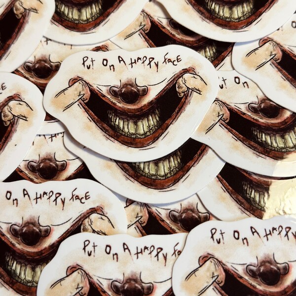 Creepy Smile - Etsy