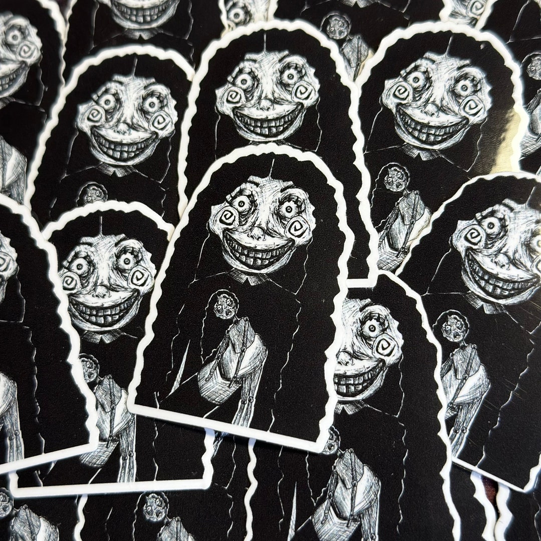 Pediophobia Sticker Fear of Dolls Phobia Art Scary Gore - Etsy