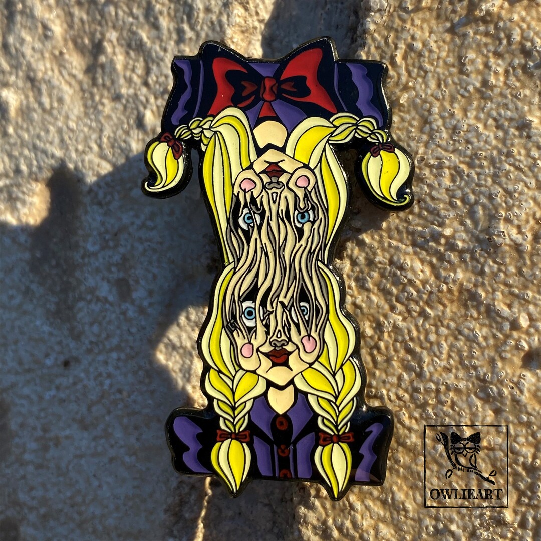 Creepy Dolls Enamel Pin, Twin Doll Body Horror Pin, Halloween Pins ...