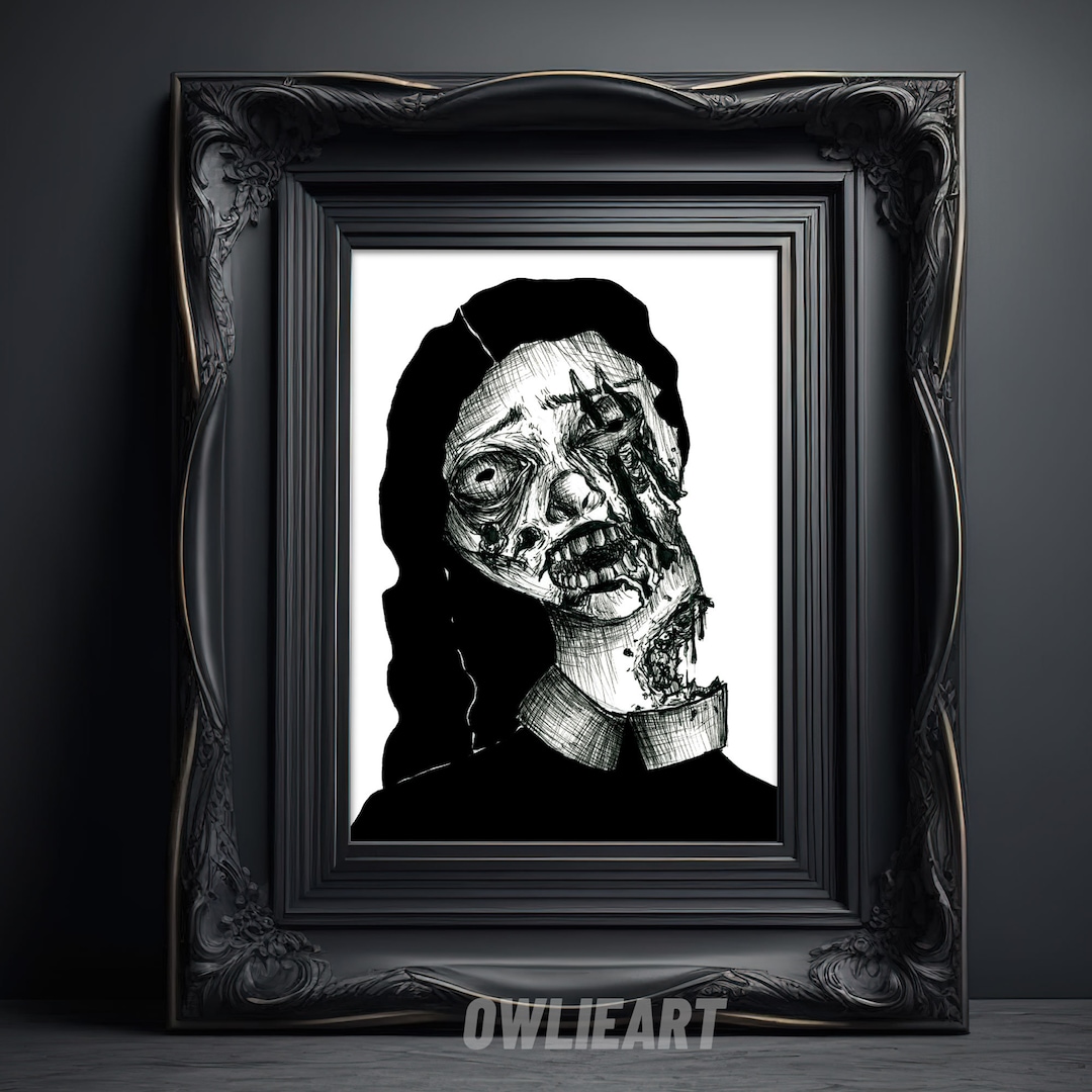 Cynophobia Horror Art Print: Gothic Fear of Dogs Artwork - Etsy UK