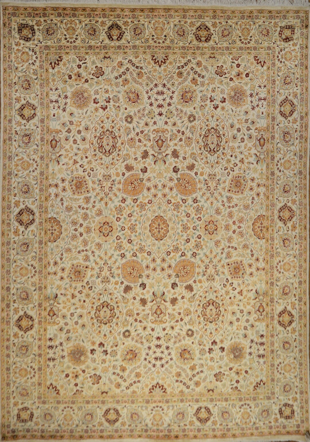Hispahan Lotus - Gardens of Paradise Silk Carpet | 14'9" X 10' | Home ...