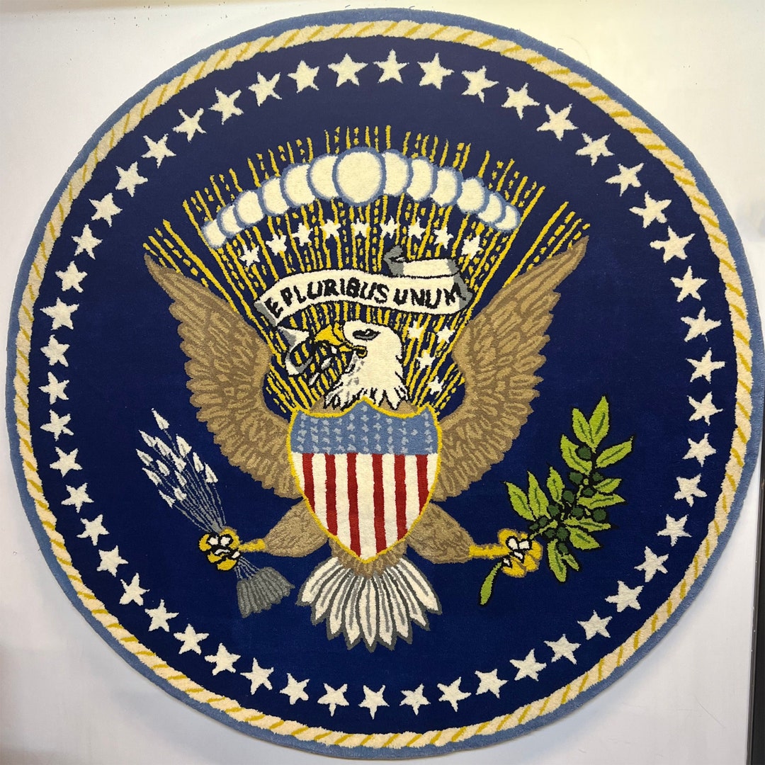 White House Seal Rug | 5' X 5' | Hand-tufted Area Rug - Etsy