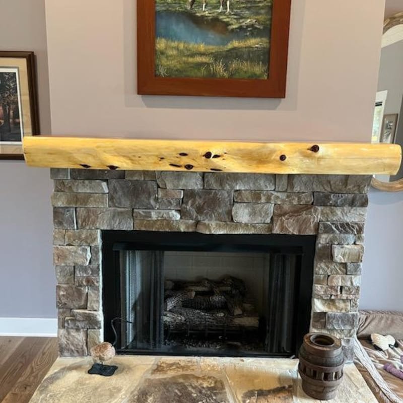 Wooden Mantel - Etsy