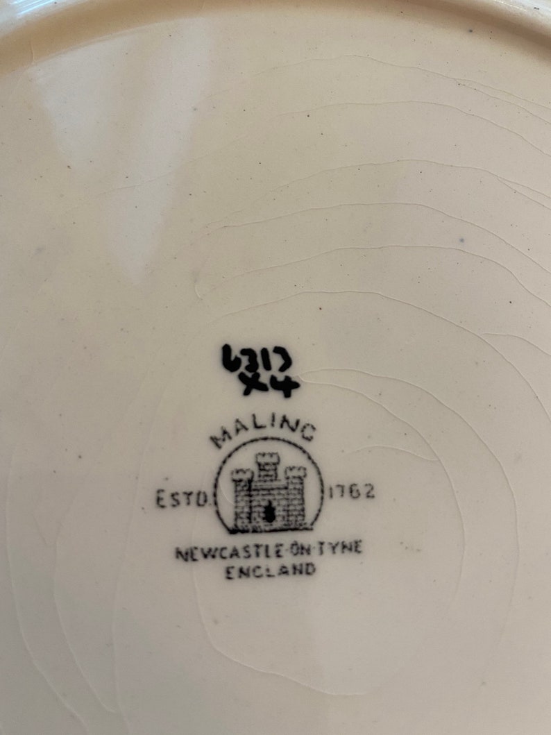 Maling Newcastle on Tyne England Hand Painted Plate - Etsy