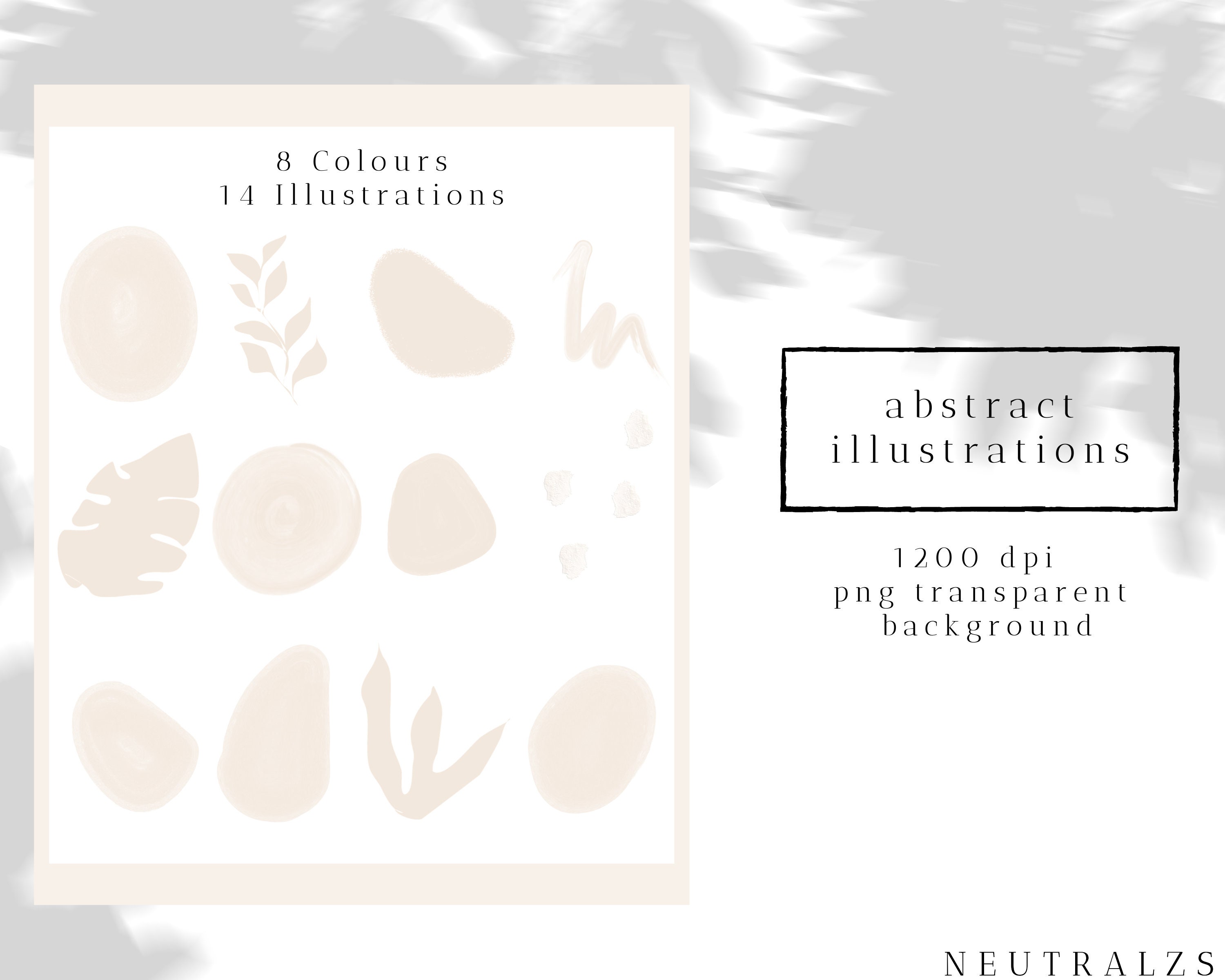 Boho PNG Plants Leaves Clipart Boho Shapes Clipart Boho Floral Clipart ...