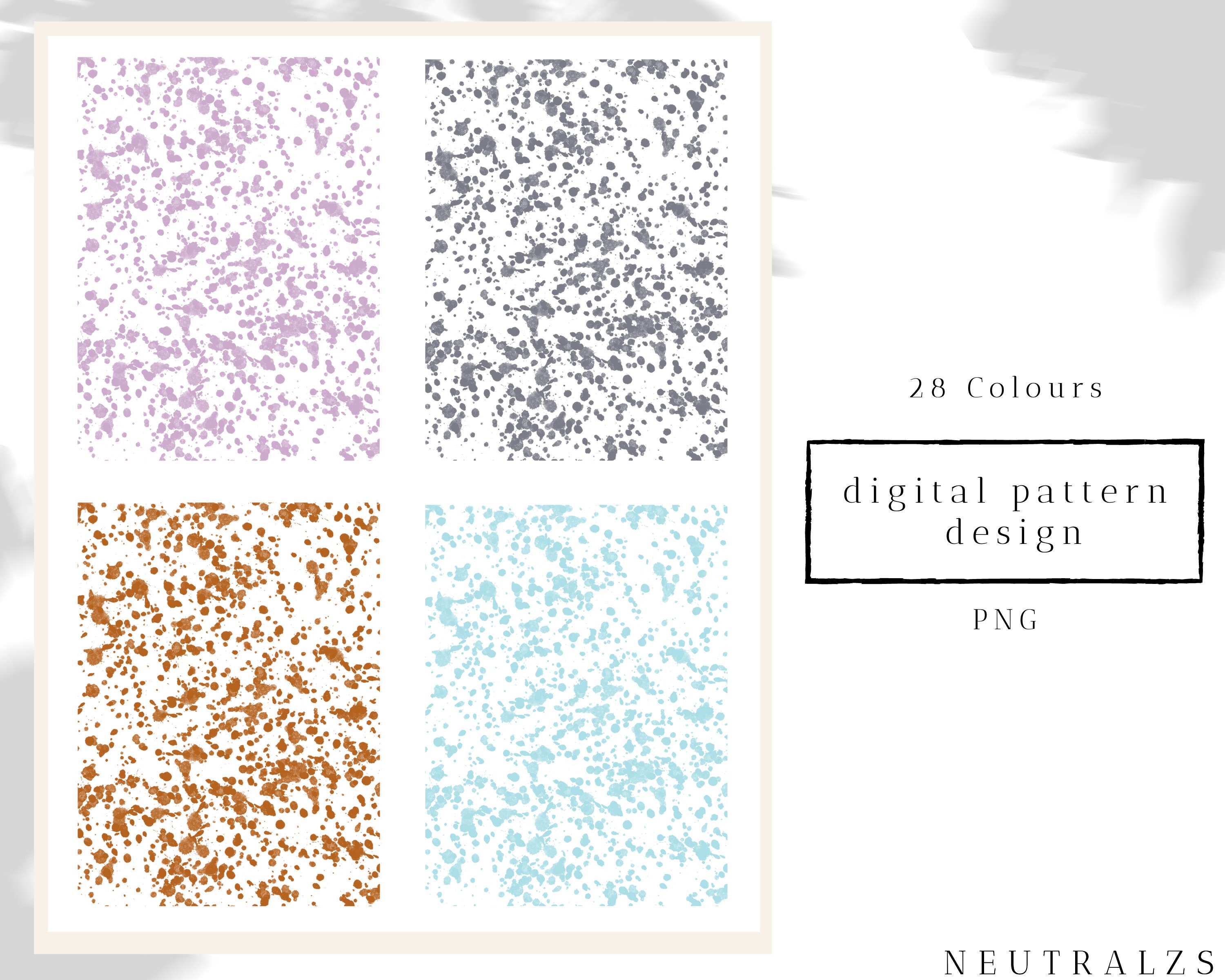 58 Paint Splatter Digital Paper Background, Paint Splashes Digital ...