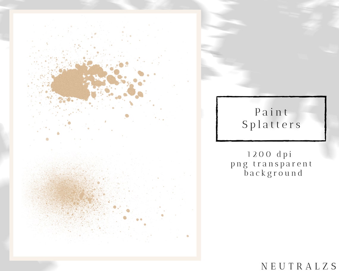 Yellow Paint Splash PNG Clipart Splatter Overlays Yellow Ink - Etsy