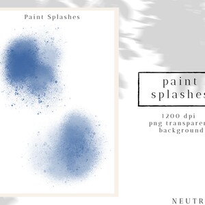 Water Color Splash Png Bundle - Paint Splatter Png Bundle - Background ...