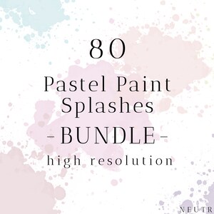 Pastel Watercolor Splashes, Splash Color PNG, Pastel Abstract Washes ...