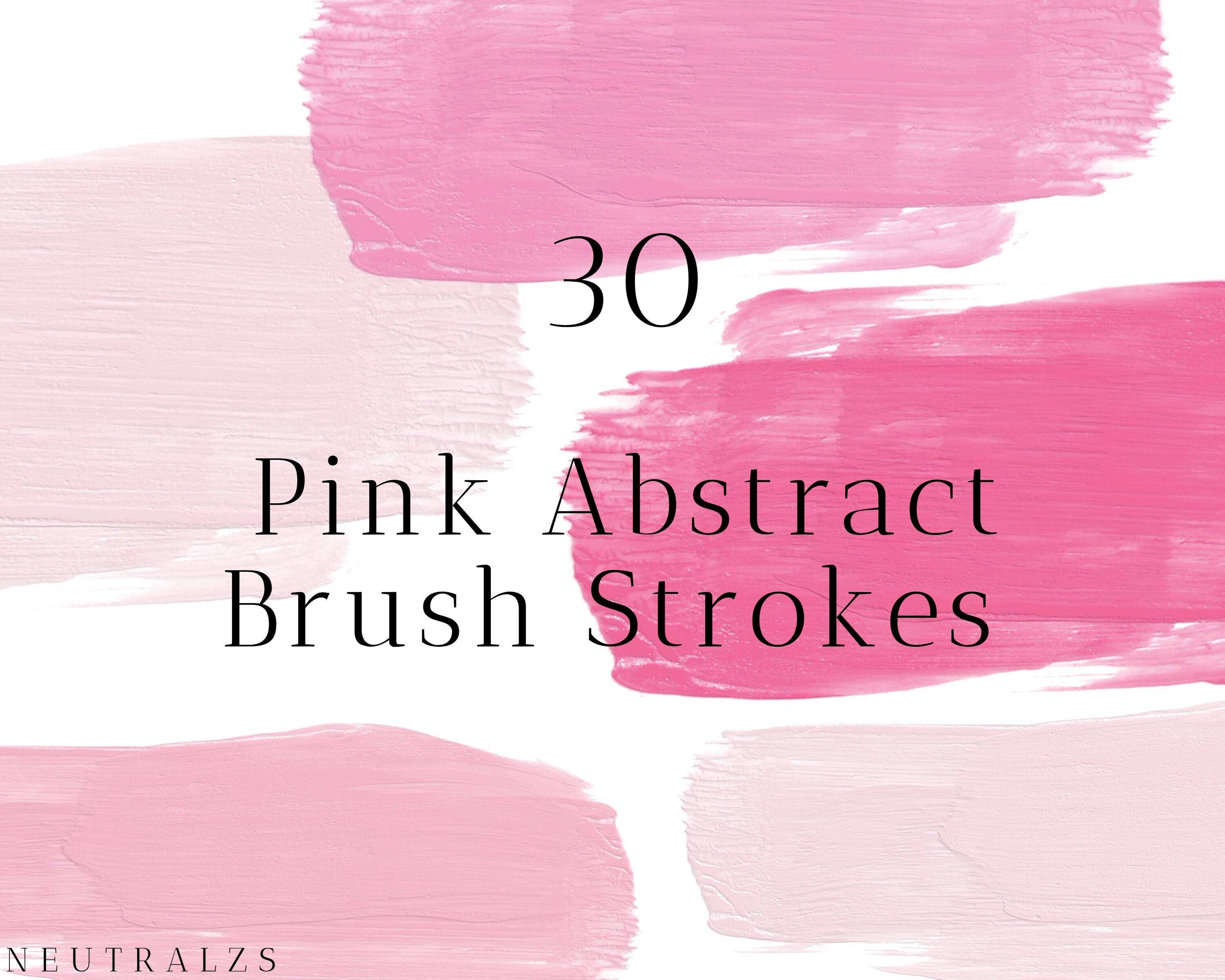 Pink Brush Stroke PNG Pink Paint Brush Stroke Clipart Pink - Etsy